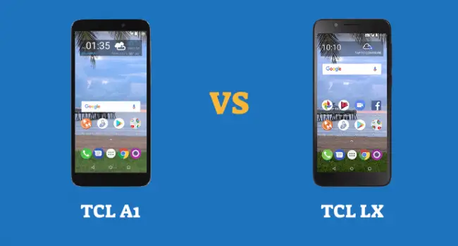 Alcatel TCL A1 vs TCL LX: Specs Comparison